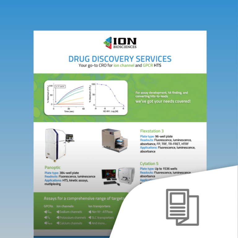 ION Channel GPCR Services | ION Biosciences
